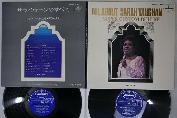 ・アーティスト Sarah Vaughan ・タイトル All About Sarah Vaughan ・レーベル・型番 MERCURY FD9053 ・フォーマット LPレコード ・コンディション(盤) 非常に良い(EX) ・コンディショ...