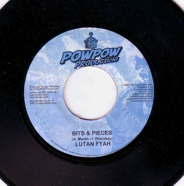 ・アーティスト Lutan Fyah / Bruce Barron ・タイトル Bits & Pieces / Fire In My Heart ・レーベル・型番 Pow Pow Productions NONE ・フォーマット 7インチレ...