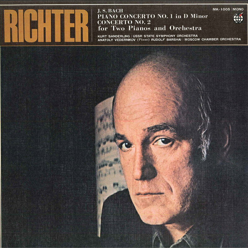 ・アーティスト S. Richter, Kurt Sanderling, Ussr State Symphony Orchestra, Anatoly VEDERNIKOV(Piano) ・タイトル J.s.bach: Piano Conc...