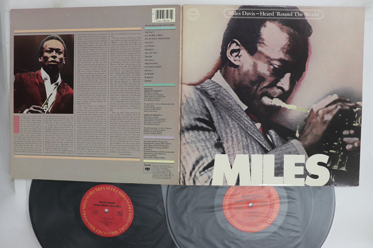 ・アーティスト Miles Davis ・タイトル Heard round The World ・レーベル・型番 COLUMBIA C238506 ・フォーマット LPレコード ・コンディション(盤) 良い (VG+) ・コンディション(ジ...