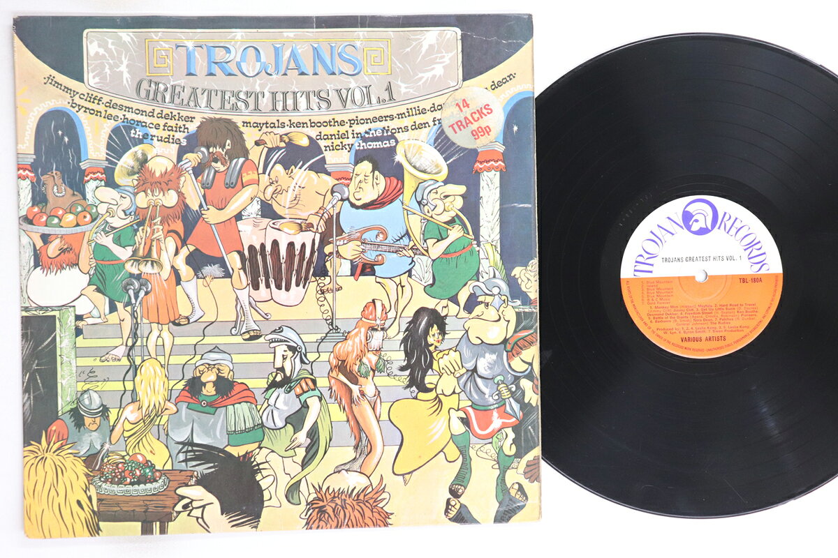 ・アーティスト Various ・タイトル Trojan's Greatest Hits Vol. 1 ・レーベル・型番 Trojan Records TBL180 ・フォーマット LPレコード ・コンディション(盤) 良い (VG+) ・...