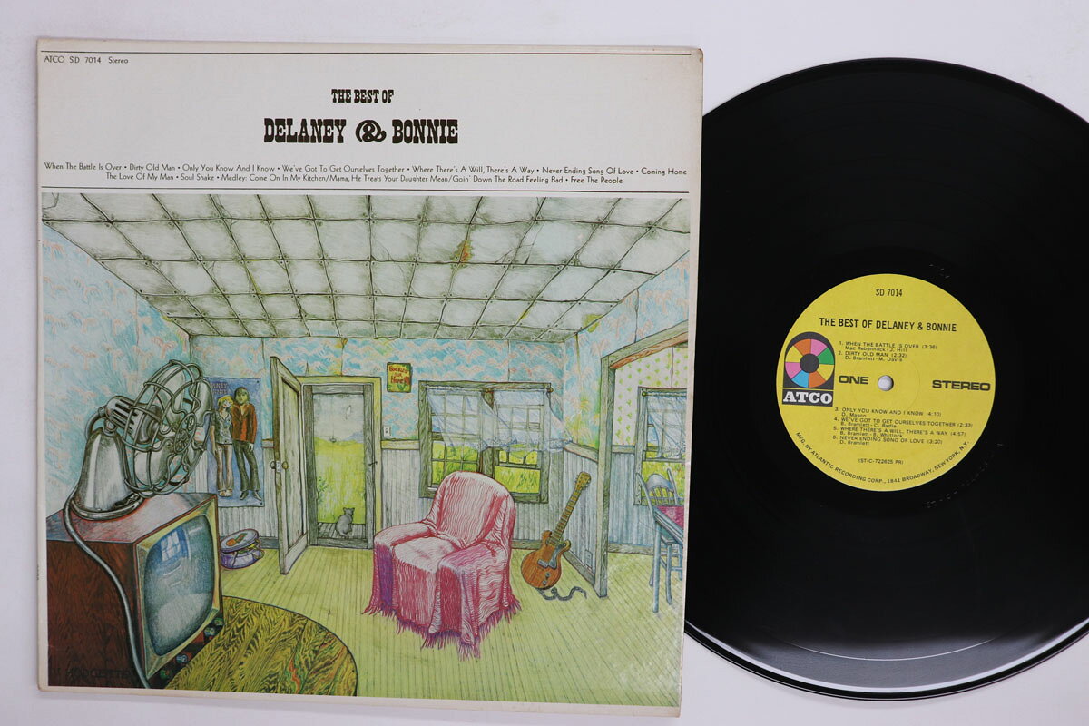 ・アーティスト Delaney & Bonnie ・タイトル The Best Of Delaney & Bonnie ・レーベル・型番 ATCO SD7014 ・フォーマット LPレコード ・コンディション(盤) 良い (VG+) ・コン...