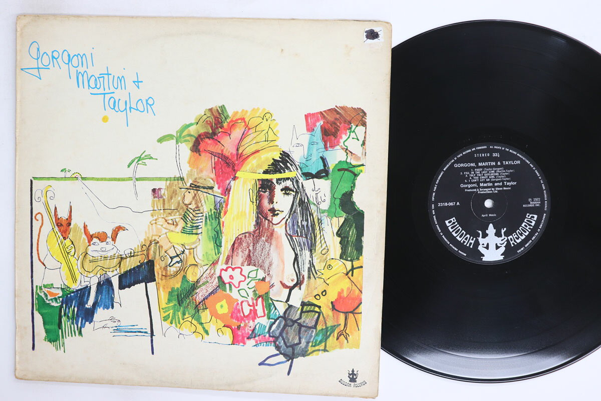 ・アーティスト Al Gorgoni, Trade Martin, Chip Taylor ・タイトル Gorgoni, Martin & Taylor ・レーベル・型番 BUDDAH 2318067 ・フォーマット LPレコード ・コンデ...