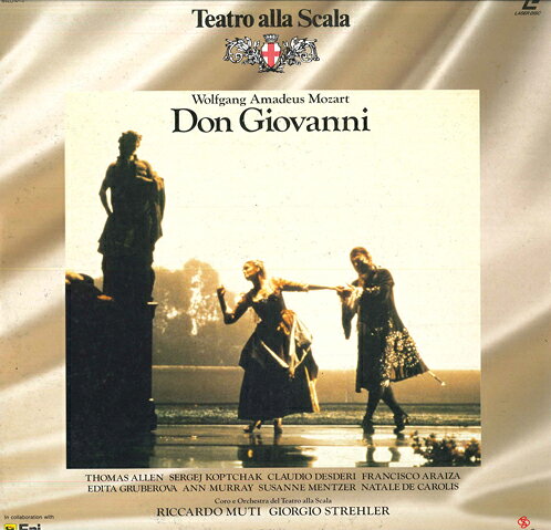 ・アーティスト Don Giovanni ・タイトル Mozart Don Giovanni Scala Muti ・レーベル・型番 BMG BVLO45 ・フォーマット レーザーディスク ・コンディション(盤) 良い (VG+) ・コンデ...