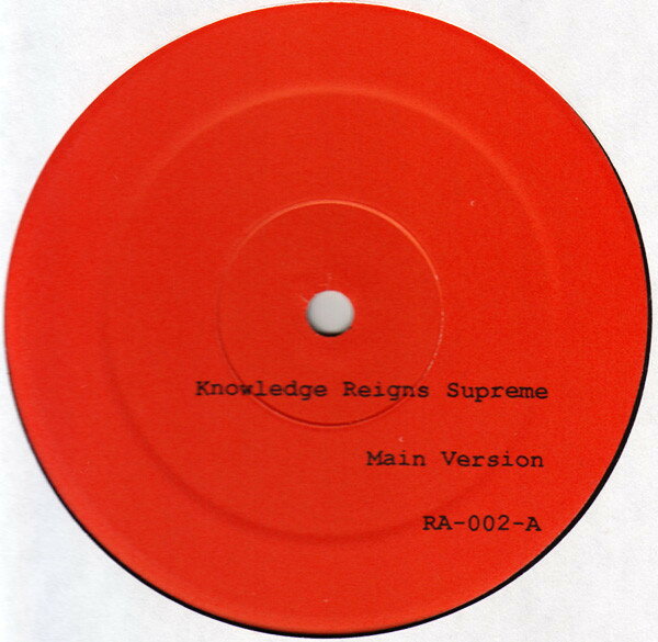 ・アーティスト KRS-One ・タイトル Knowledge Reigns Supreme / French Connection ・レーベル・型番 NOT ON LABEL RA002 ・フォーマット 12インチレコード ・コンディショ...