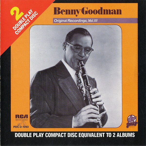 ・アーティスト Benny Goodman ・タイトル Original Recordings, Volume III ・レーベル・型番 RCA Special Products PDC21093 ・フォーマット CD ・コンディション(盤...