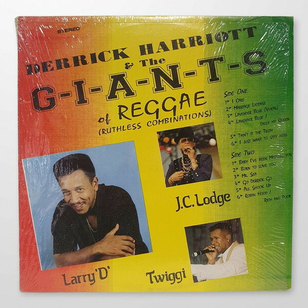 ・アーティスト Derrick Harriott ・タイトル Derrick Harriott & The Giants Of Reggae (Ruthless Combinations) ・レーベル・型番 Crystal D CLP15 ...
