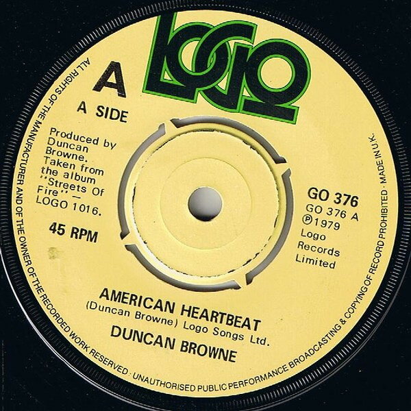 ・アーティスト Duncan Browne ・タイトル American Heartbeat ・レーベル・型番 LOGO GO376 ・フォーマット 7インチレコード ・コンディション(盤) 良い (VG+) ・コンディション(ジャケット)...