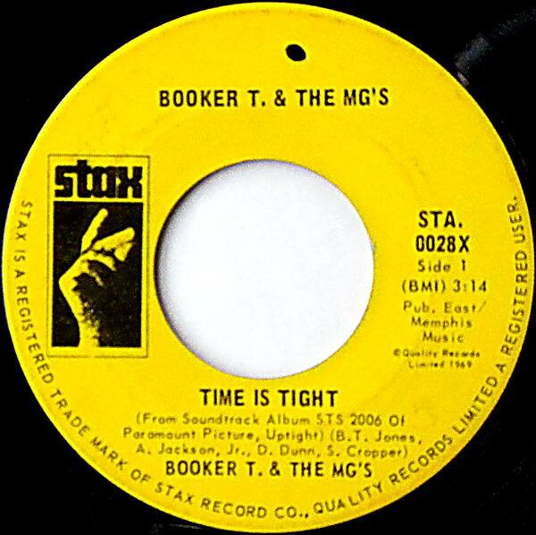 ・アーティスト Booker T & The MG's ・タイトル Time Is Tight / Johnny, I Love You ・レーベル・型番 Stax STA0028X ・フォーマット 7インチレコード ・コンディション(盤)...