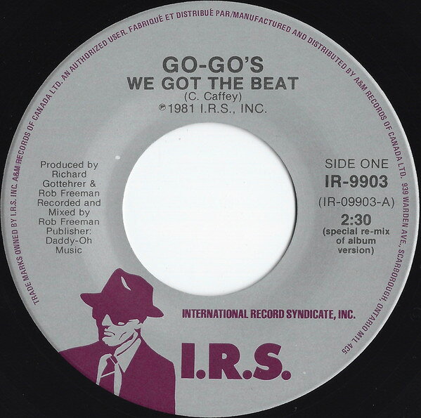 ・アーティスト Go-go's ・タイトル We Got The Beat ・レーベル・型番 I.R.S. IR9903 ・フォーマット 7インチレコード ・コンディション(盤) 良い (VG+) ・コンディション(ジャケット) プレインカ...