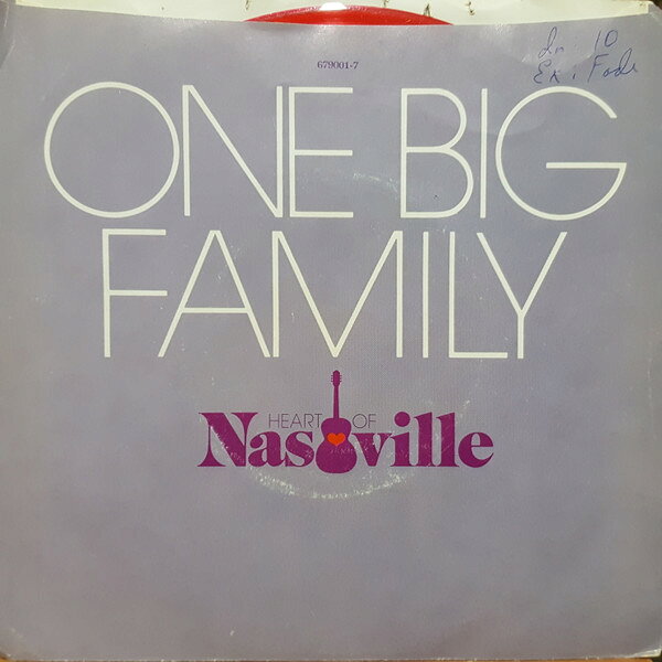 ・アーティスト Heart Of Nashville ・タイトル One Big Family ・レーベル・型番 Compleat Records 6790017DJ ・フォーマット 7インチレコード ・コンディション(盤) 良い (VG+...