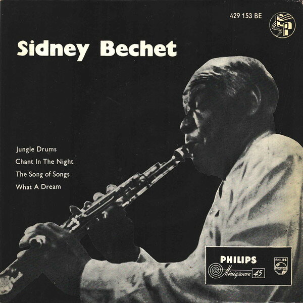 ・アーティスト Sidney Bechet ・タイトル Jungle Drums ・レーベル・型番 PHILIPS AA429 ・フォーマット 7インチレコード ・コンディション(盤) 可 (VG) ・コンディション(ジャケット) 可 (V...