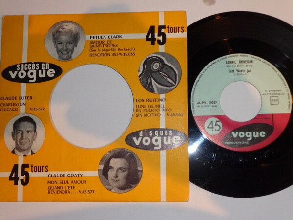 ・アーティスト Lonnie Donegan's Skiffle Group ・タイトル Fort Worth Jail / Betty , Betty , Betty ・レーベル・型番 VOGUE PV15059 ・フォーマット 7インチ...