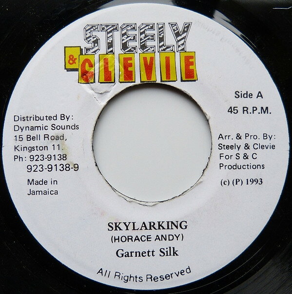 ・アーティスト Garnett Silk ・タイトル Skylarking ・レーベル・型番 Steely & Clevie Records none ・フォーマット 7インチレコード ・コンディション(盤) 良い (VG+) ・コンディシ...