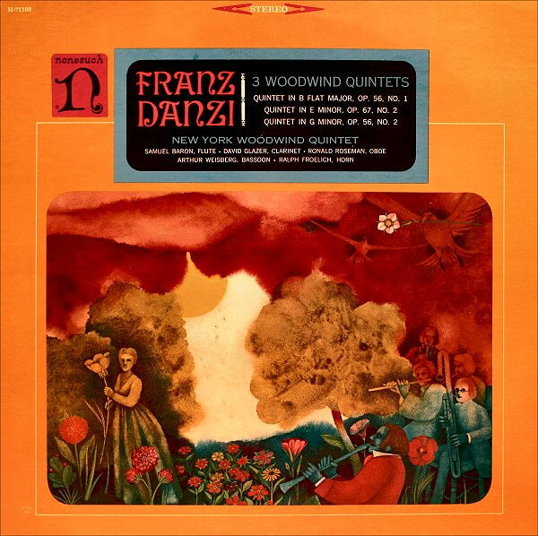 ・アーティスト New York Woodwind Quintet ・タイトル Franz Danzi - 3 Woodwind Quintets ・レーベル・型番 NONESUCH H71108 ・フォーマット LPレコード ・コンディシ...