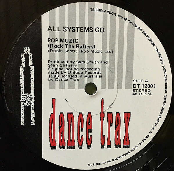 ・アーティスト All Systems Go ・タイトル Pop Music ・レーベル・型番 DANCE TRAX DT12001 ・フォーマット 12インチレコード ・コンディション(盤) 良い (VG+) ・コンディション(ジャケット...