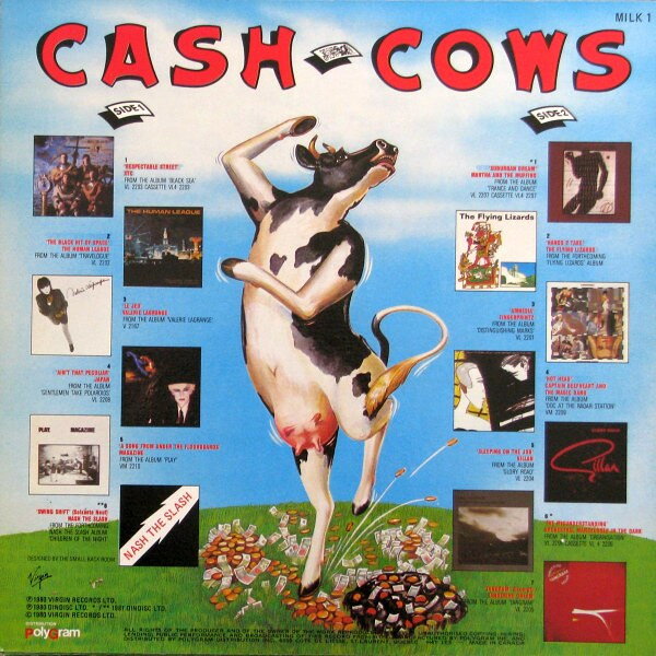 ・アーティスト Various ・タイトル Cash Cows ・レーベル・型番 VIRGIN MILK1 ・フォーマット LPレコード ・コンディション(盤) 良い (VG+) ・コンディション(ジャケット) 良い (VG+) ・コンディ...