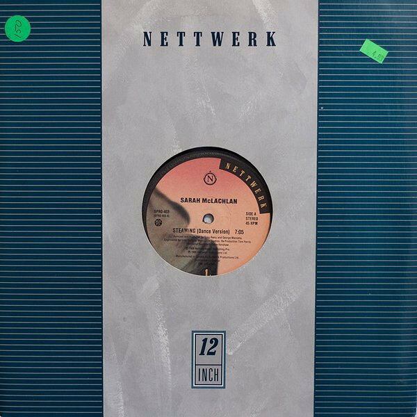 ・アーティスト Sarah Mclachlan ・タイトル Steaming ・レーベル・型番 NETTWERK SPRO403 ・フォーマット 12インチレコード ・コンディション(盤) 良い (VG+) ・コンディション(ジャケット) ...