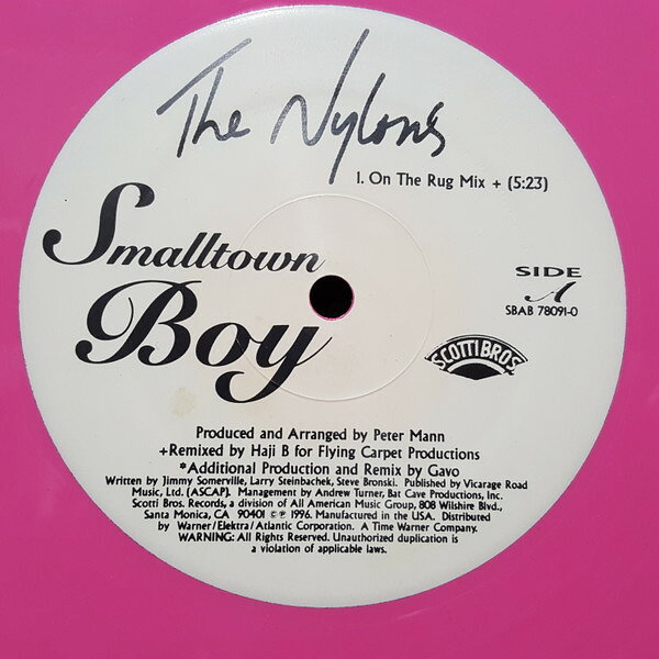 ・アーティスト Nylons ・タイトル Smalltown Boy ・レーベル・型番 Scotti Bros. Records SBAB78091 ・フォーマット LPレコード ・コンディション(盤) 良い (VG+) ・コンディション(...