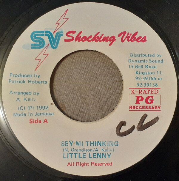・アーティスト Little Lenny ・タイトル Sey Mi Thinking ・レーベル・型番 Shocking Vibes NONE ・フォーマット 7インチレコード ・コンディション(盤) 良い (VG+) ・コンディション(ジ...
