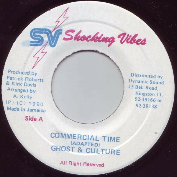 ・アーティスト Ghost (6) & Culture T ・タイトル Commercial Time ・レーベル・型番 Shocking Vibes NONE ・フォーマット 7インチレコード ・コンディション(盤) 良い (VG+) ・...