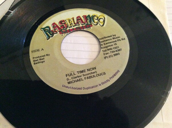 ・アーティスト Michael Fabulous ・タイトル Full Time Now / Rub A Dub ・レーベル・型番 Rashanco Music NONE ・フォーマット 7インチレコード ・コンディション(盤) 良い (V...