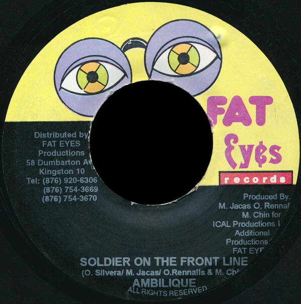 ・アーティスト Ambelique ・タイトル Soldiers On The Front Line ・レーベル・型番 Fat Eyes Records 781 ・フォーマット 7インチレコード ・コンディション(盤) 良い (VG+) ・...