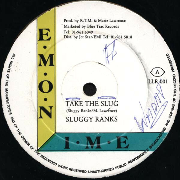 ・アーティスト Sluggy Ranks / Leroy Smart ・タイトル Take The Slug / Ready To Give Loving ・レーベル・型番 Lemon Lime LLR001 ・フォーマット 12インチレコ...