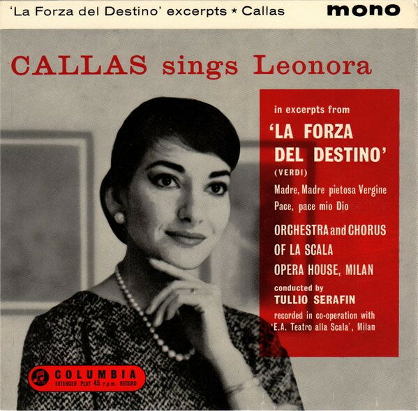 ・アーティスト Maria Callas ・タイトル Callas Sings Leonora ・レーベル・型番 Columbia SEL1681 ・フォーマット 7インチレコード ・コンディション(盤) 良い (VG+) ・コンディション...