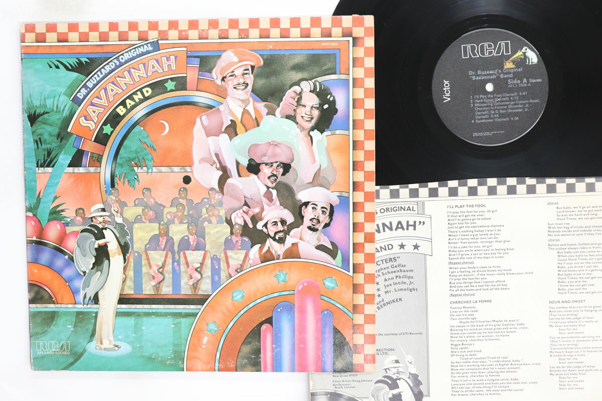 ・アーティスト Dr. Buzzard's Original Savannah Band ・タイトル Dr. Buzzard's Original Savannah Band ・レーベル・型番 RCA VICTOR APL11504 ・フォ...