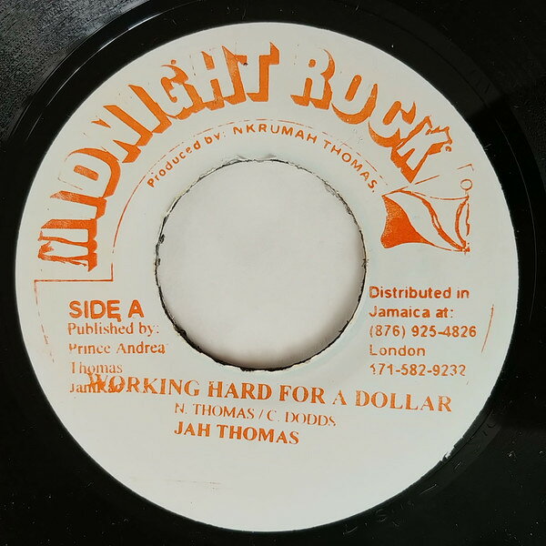・アーティスト Jah Thomas / Sly & Robbie ・タイトル Working Hard For A Dollar / Working Hard For A Dub ・レーベル・型番 Midnight Rock NONE ・...