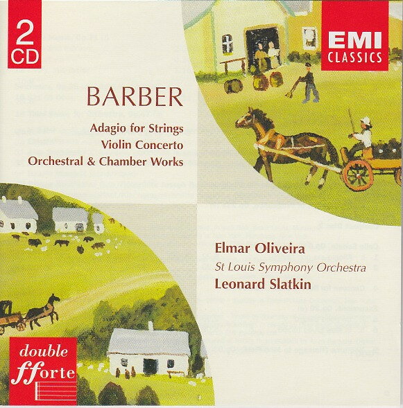 ・アーティスト Elmar Oliveira, St Louis Symphony Orchestra, Leonard Slatkin ・タイトル Adagio For Strings / Violin Concerto / Orches...