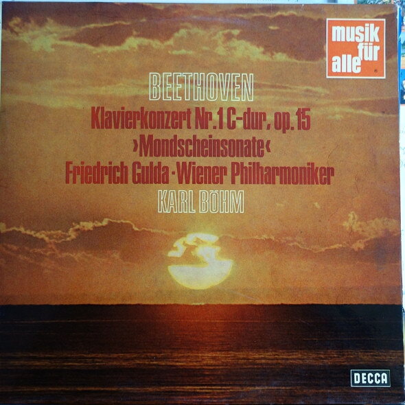 ・アーティスト Friedrich Gulda, Karl B?hm, Wiener Philharmoniker ・タイトル Klavierkonzert Nr. 1 C-Dur, Op. 15 / Mondscheinsonate ・レ...