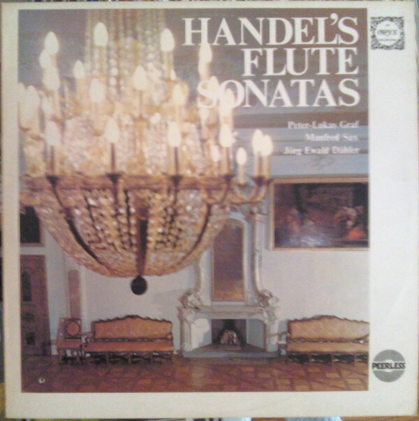 ・アーティスト Peter-Lukas Graf, Manfred Sax, Jorg Ewald Dahler ・タイトル Handel's Flute Sonatas 2 ・レーベル・型番 ORYX ORYX1713 ・フォーマット L...