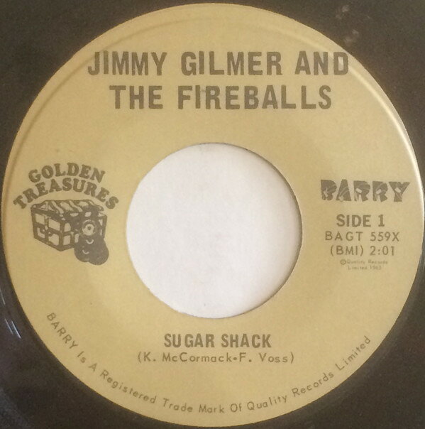 ・アーティスト Jimmy Gilmer & The Fireballs ・タイトル Sugar Shack ・レーベル・型番 Barry BAGT559X ・フォーマット 7インチレコード ・コンディション(盤) 良い (VG+) ・コン...