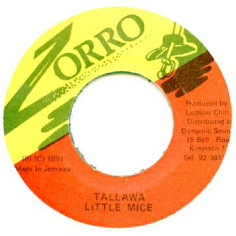 ・アーティスト Little Mice ・タイトル Tallawa ・レーベル・型番 Zorro none ・フォーマット 7インチレコード ・コンディション(盤) 新品 (M) ・コンディション(ジャケット) ・コンディション(帯) オビ...