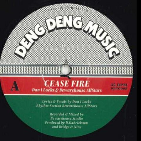 ・アーティスト Dan I Locks ・タイトル Cease Fire / Cease Dub ・レーベル・型番 Deng Deng Music EU DENG008 ・フォーマット 7インチレコード ・コンディション(盤) 新品 (M)...
