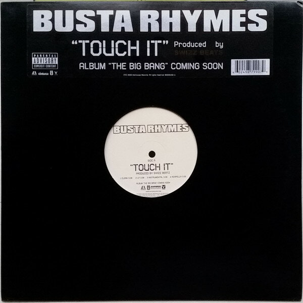 ・アーティスト Busta Rhymes ・タイトル Touch It ・レーベル・型番 Interscope Records INTR115971 ・フォーマット 12インチレコード ・コンディション(盤) 良い (VG+) ・コンディシ...