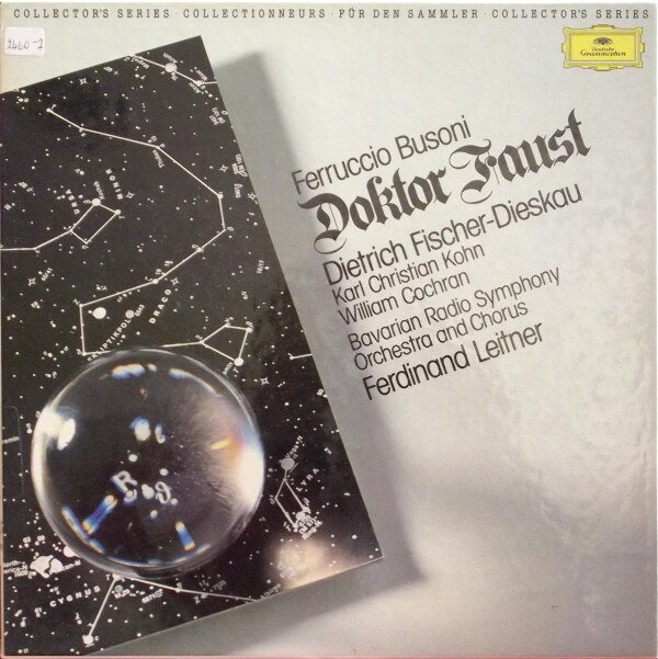 ・アーティスト Ferruccio Busoni ? Dietrich Fischer-Dieskau, Karl Christian Kohn, William Cochran, Bavarian Radio Symphony Orche...