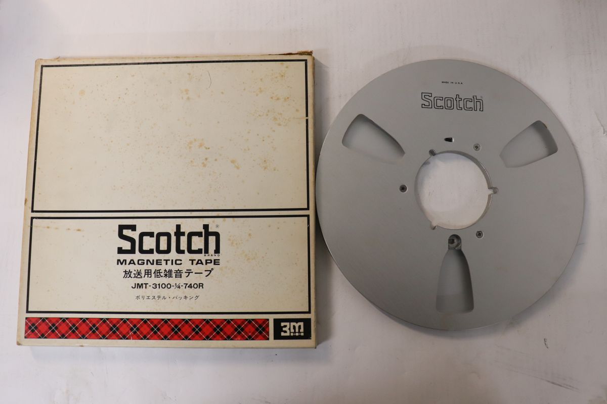 ・商品説明 Scotch スコッチ JMT-3100 オープンリール 10号 リールのみ 商品状態：B　標準的な中古品 ■リールのみ　■箱付き 参考重量：390(g) ご購入前に必ずご確認ください ・ご購入者様都合によるご購入後のキャンセル...
