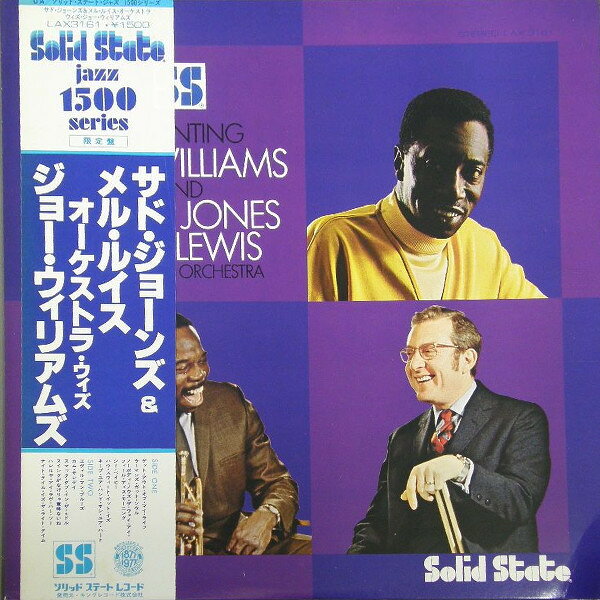 ・アーティスト Joe Williams, Thad Jones ・タイトル Presenting Joe Williams And Thad Jones Mel Lewis, The Jazz Orchestra ・レーベル・型番 SOL...