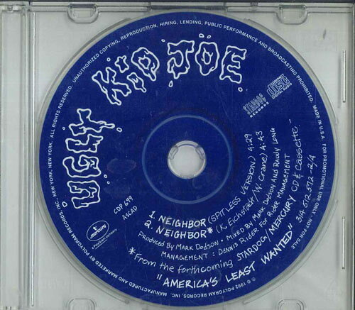 ・アーティスト Ugly Kid Joe ・タイトル Neighbor ・レーベル・型番 MERCURY CDP699 ・フォーマット CD ・コンディション(盤) 良い (VG+) ・コンディション(ジャケット) カバーなし ・コンディシ...