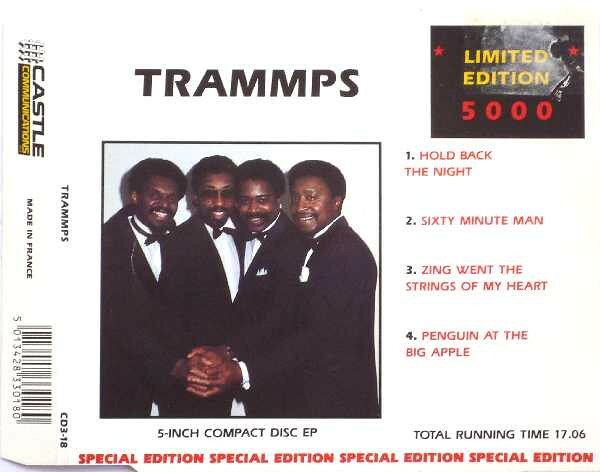 ・アーティスト Trammps ・タイトル Hold Back The Night ・レーベル・型番 Castle Communications PLC CD318 ・フォーマット CD ・コンディション(盤) 可 (VG) ・コンディショ...