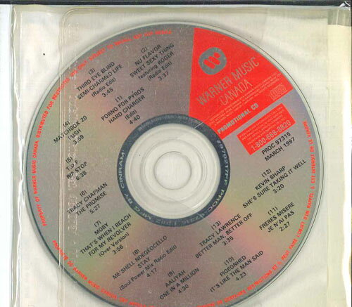 ・アーティスト Various ・タイトル Warner Music Canada March 1997 - Vol.315 ・レーベル・型番 WARNER MUSIC CANADA PROC97315 ・フォーマット CD ・コンディショ...