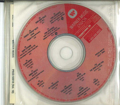 ・アーティスト Various ・タイトル Dance Disc - Vol. 18 ・レーベル・型番 WARNER MUSIC CANADA CO. PROD93018 ・フォーマット CD ・コンディション(盤) 良い (VG+) ・コ...