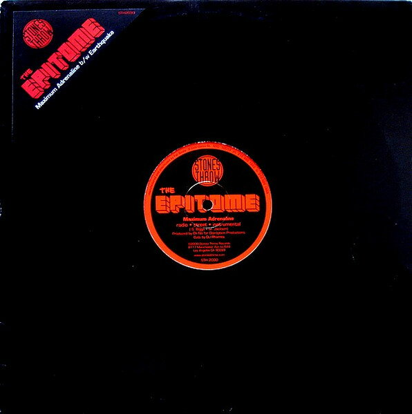 ・アーティスト Epitome ・タイトル Maximum Adrenaline b/w Earthquake ・レーベル・型番 Stones Throw Records STH2030 ・フォーマット 12インチレコード ・コンディション...