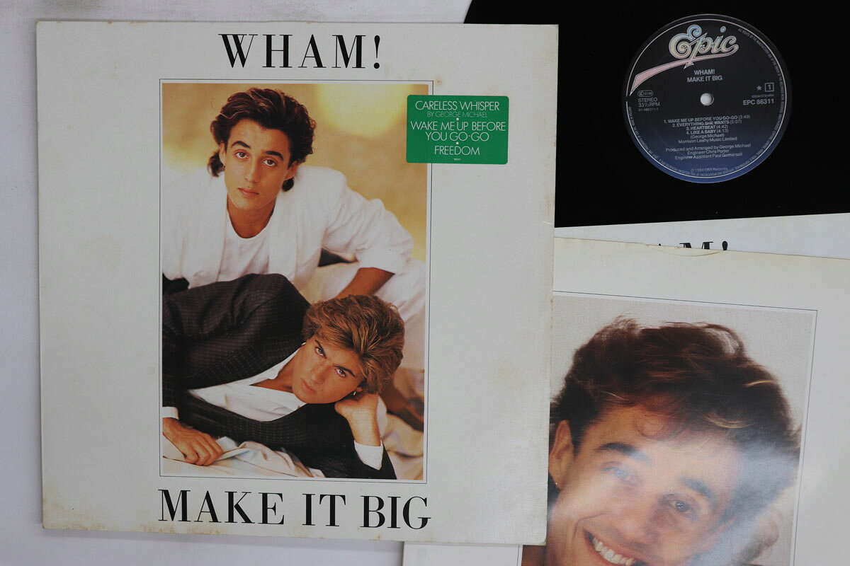・アーティスト Wham ・タイトル Make It Big ・レーベル・型番 EPIC EPC86311 ・フォーマット LPレコード ・コンディション(盤) 良い (VG+) ・コンディション(ジャケット) 可 (VG) ・コンディショ...