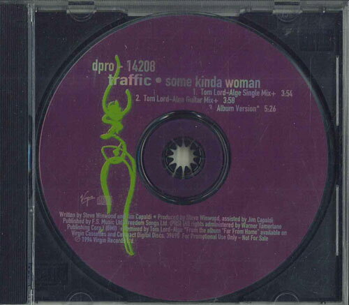 ・アーティスト Traffic ・タイトル Some Kinda Woman ・レーベル・型番 virgin DPRO14208 ・フォーマット CD ・コンディション(盤) 非常に良い(EX) ・コンディション(ジャケット) ・コンディシ...