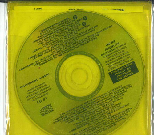 ・アーティスト Various ・タイトル Universal Music Radio Compilation 1 February 1999 ・レーベル・型番 UNIVERSAL MUSIC UMD9924 ・フォーマット CD ・コンデ...