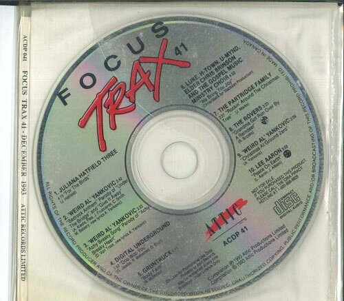 ・アーティスト Various ・タイトル Focus Trax 41 Decembeer 1993 ・レーベル・型番 ATTIC ACDP041 ・フォーマット CD ・コンディション(盤) 良い (VG+) ・コンディション(ジャケット...